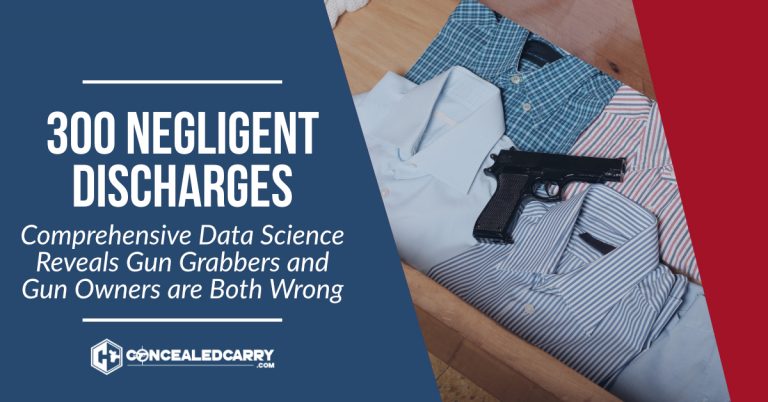 300 Negligent Discharges Study: The Shocking Results » Concealed Carry Inc