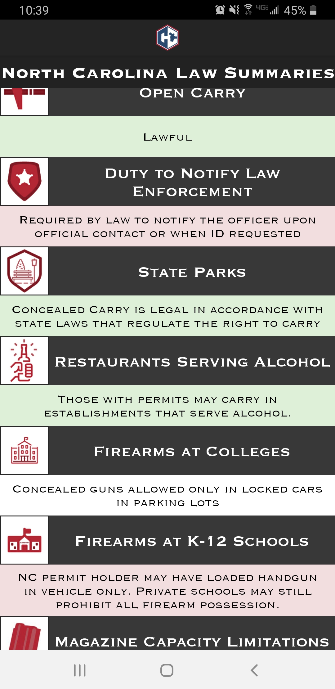 Concealed Carry App Review: Smartphone Gun Knowledge At Your Fingertips ...