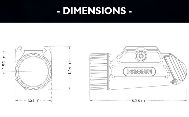 Holosun P.ID HC Weapon Mounted Light » Concealed Carry Inc