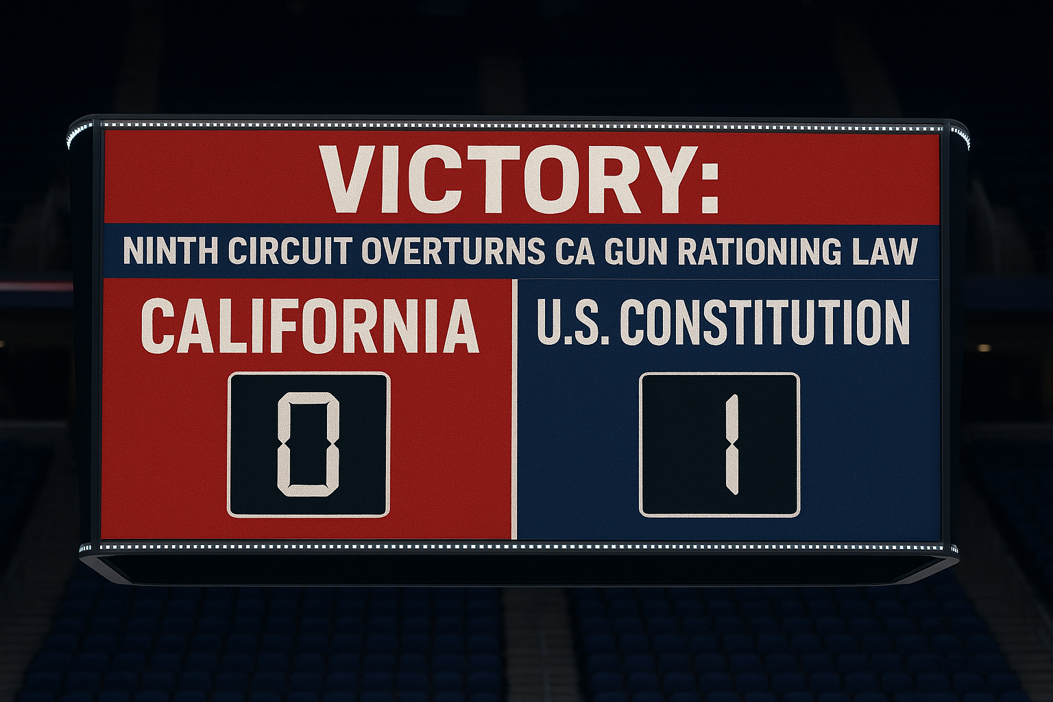 Ninth Circuit Strikes Down California’s One-Gun-a-Month Law As ...